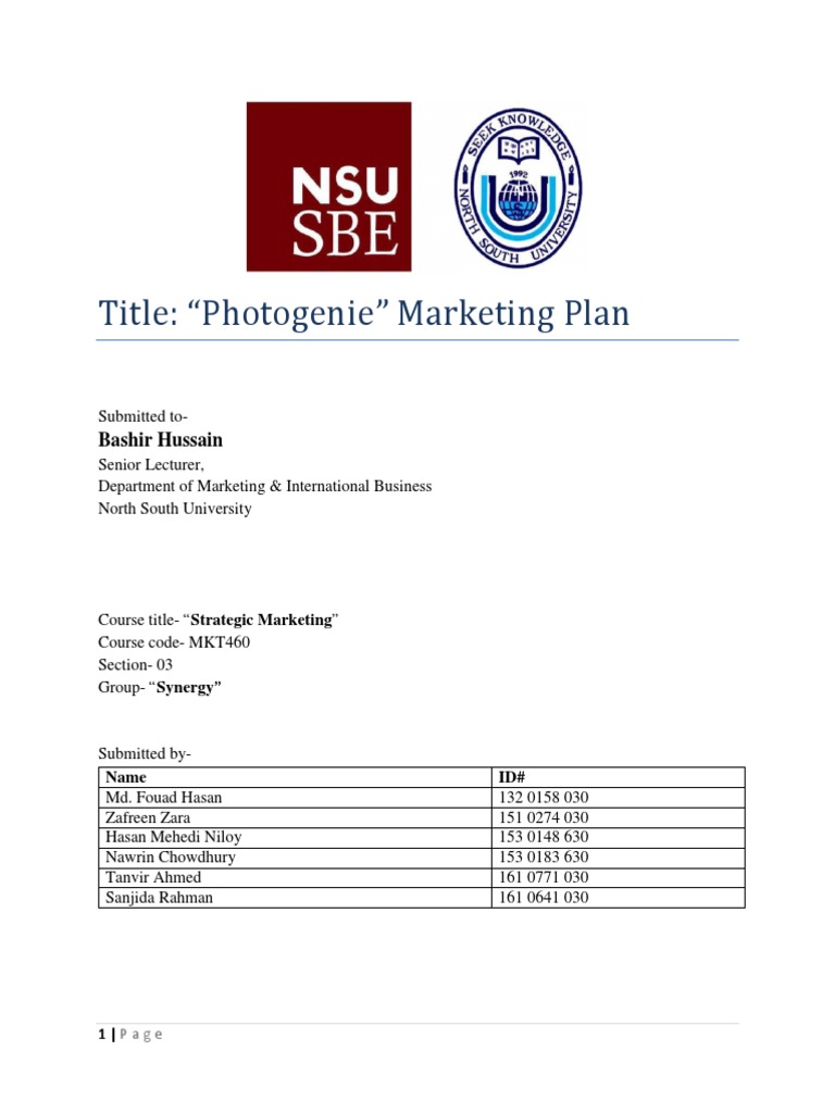 Photogieni mkt460 Final PDF | PDF | Photographer | Advertising