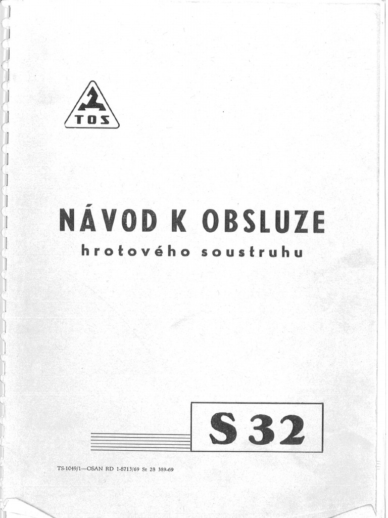Tos S32 PDF | PDF