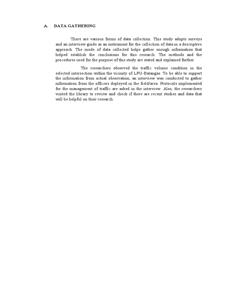 Data Gathering | PDF