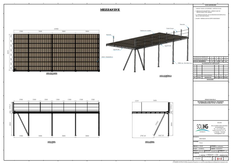 Mezzanine Plano General PDF | PDF | Informática y tecnología de la información