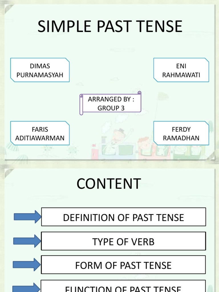 Simple Past Tense | PDF | Grammatical Tense | Verb