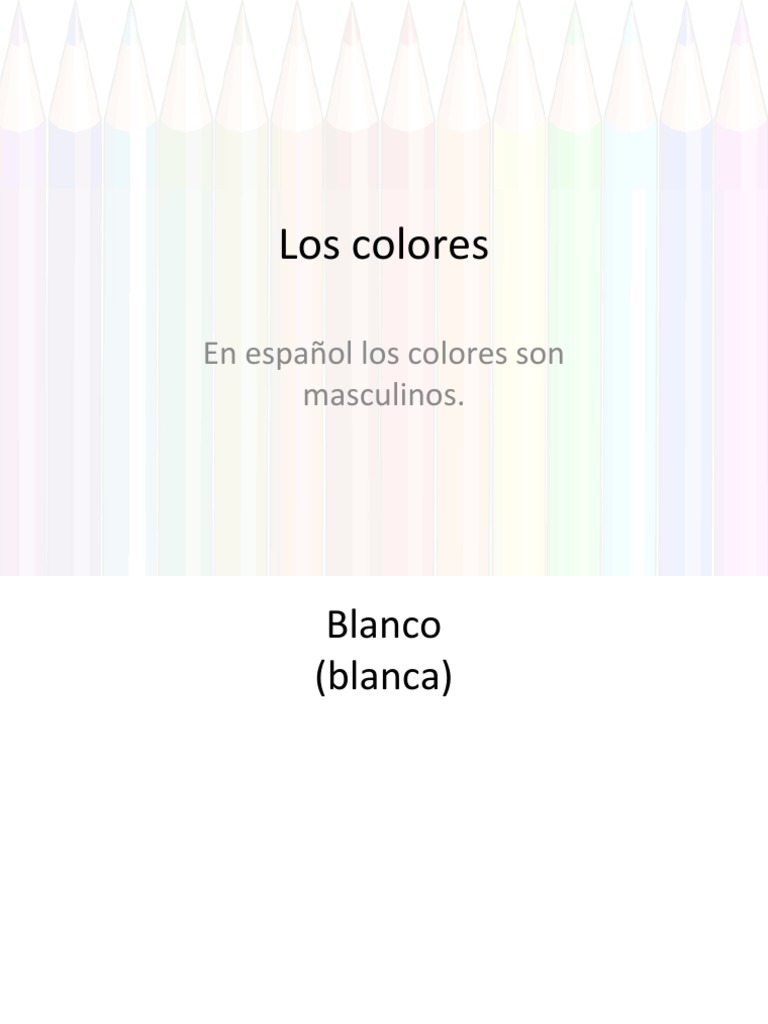 Colores y Objetos Actividades y Juegos Dinámica Del Aula Pronunciación ...