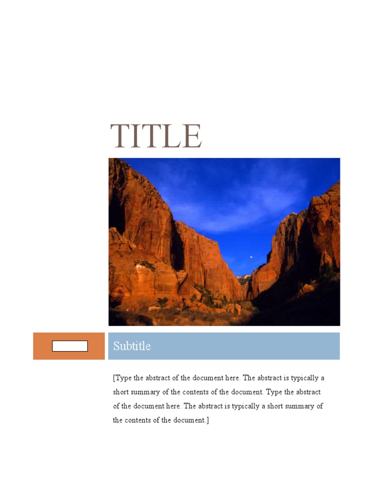 Title: Subtitle | PDF | Page Layout | Computing