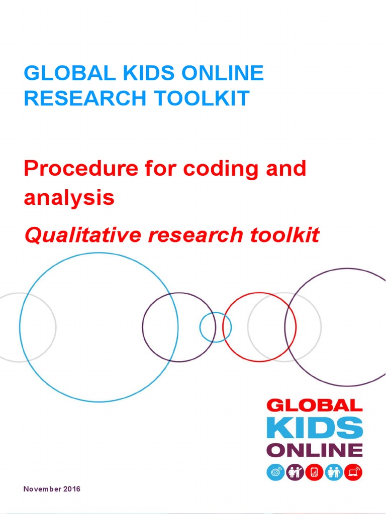 Global Kids Online Research Toolkit: Procedure For Coding and Analysis ...