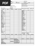 Camera Log Sheet Template | PDF