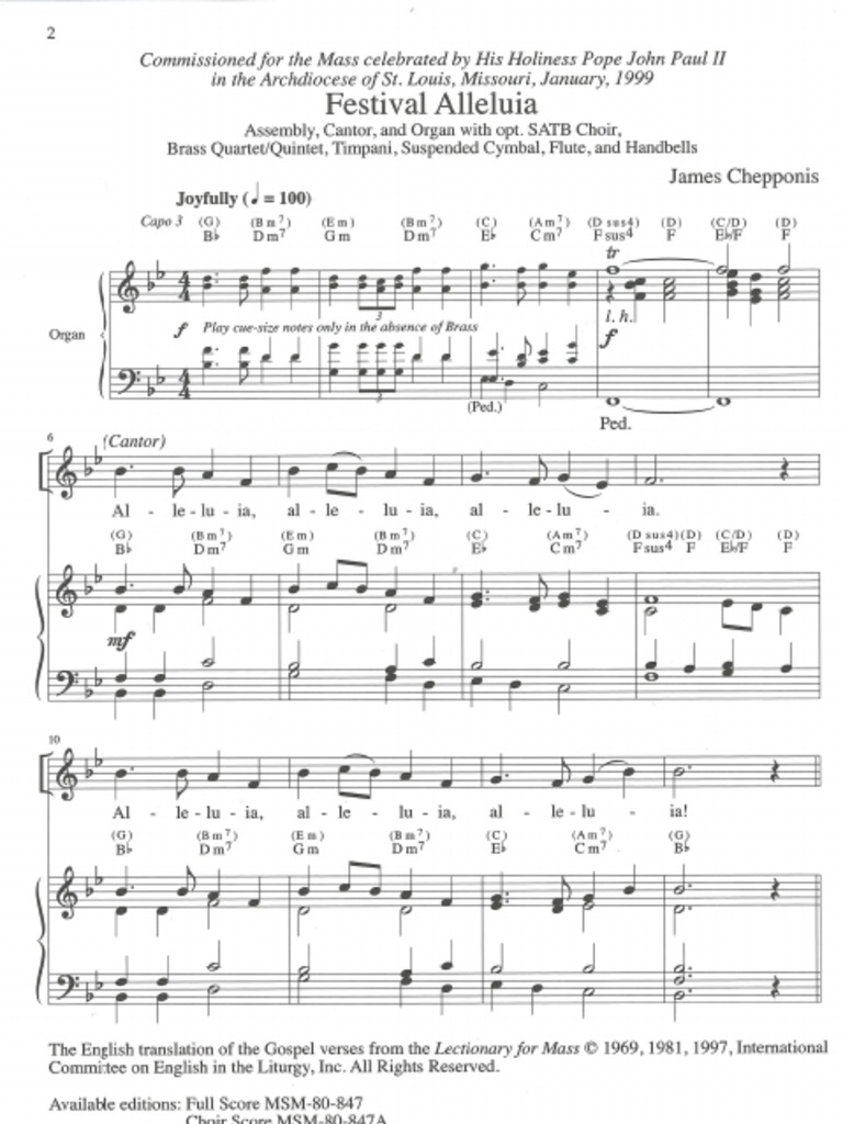 Festival Alleluia PDF | PDF