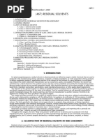 USP 467 Residual Solvents | PDF | Gas Chromatography | Solvent