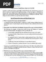 Minors in Licensed Venues: Regulations | PDF | License | Justice