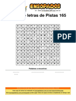 Sopa de letras: Puntos cardinales | PDF