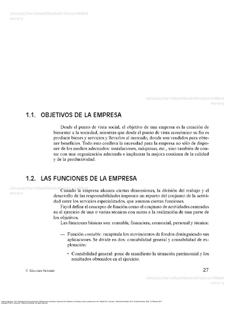 Organizaci N de La Producci N Distribuciones en Planta y Mejora Pag 27 30 | PDF