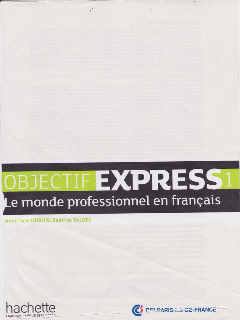 Objectif Express A1 - A2 - P01-P96 PDF | PDF