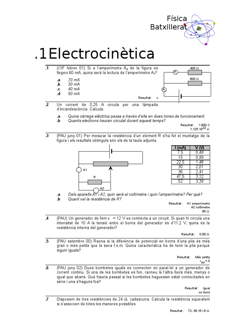 Electrocinètica | PDF