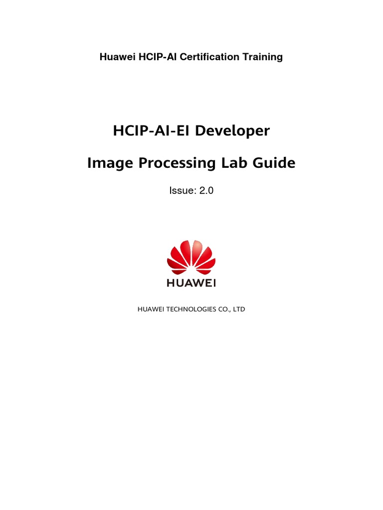 HCIP-AI-EI Developer V2.0 Lab Guide | PDF | Hypertext Transfer Protocol | Representational State ...