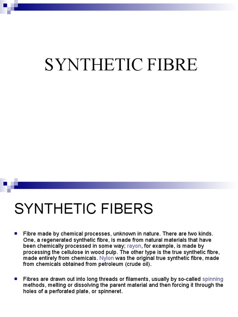 Overview of Synthetic Fibers and Nylon | PDF | Nylon | Polyester