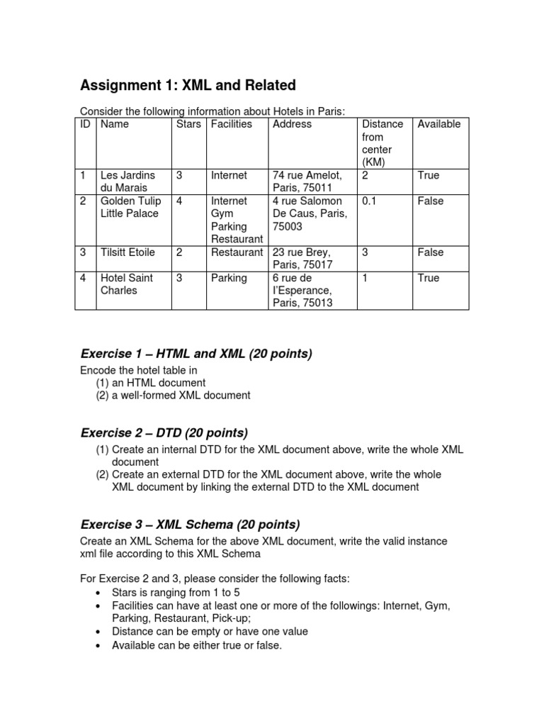 Assignment 1 PDF | PDF | Xslt | Xml