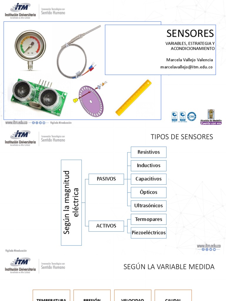 Presentacion Sensores 2 PDF | PDF | Sensor | Piezoelectricidad