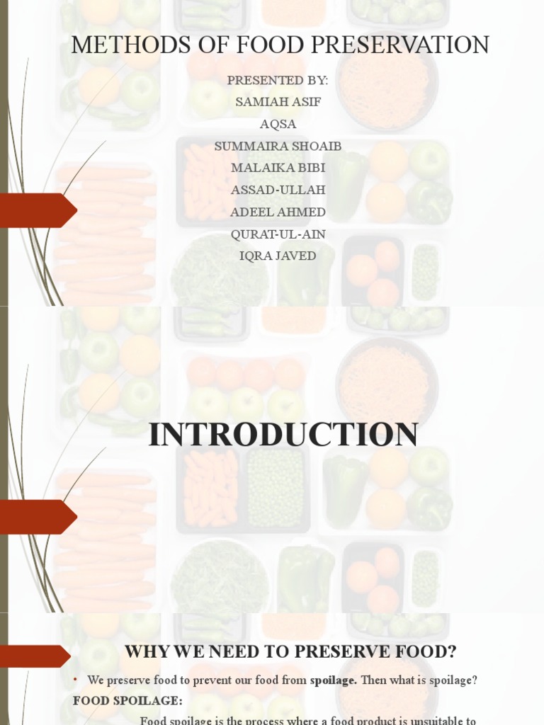 Food Preservation | PDF | Food Preservation | Food Processing