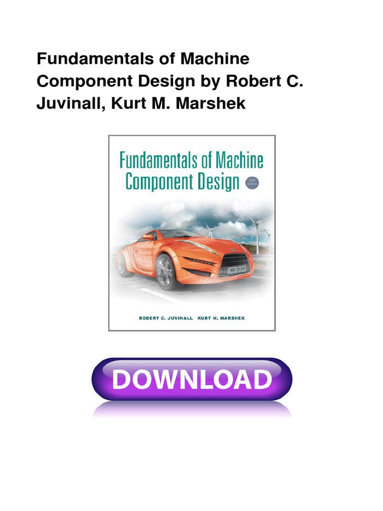Fundamentals of Machine Component Design PDF | PDF