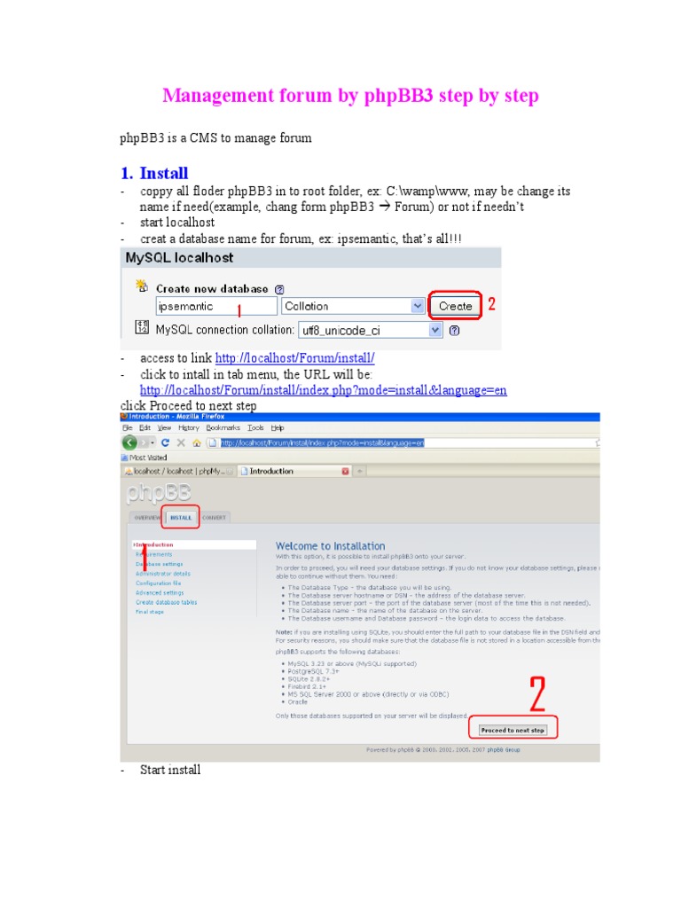 phpBB3 Forum Management Guide | PDF