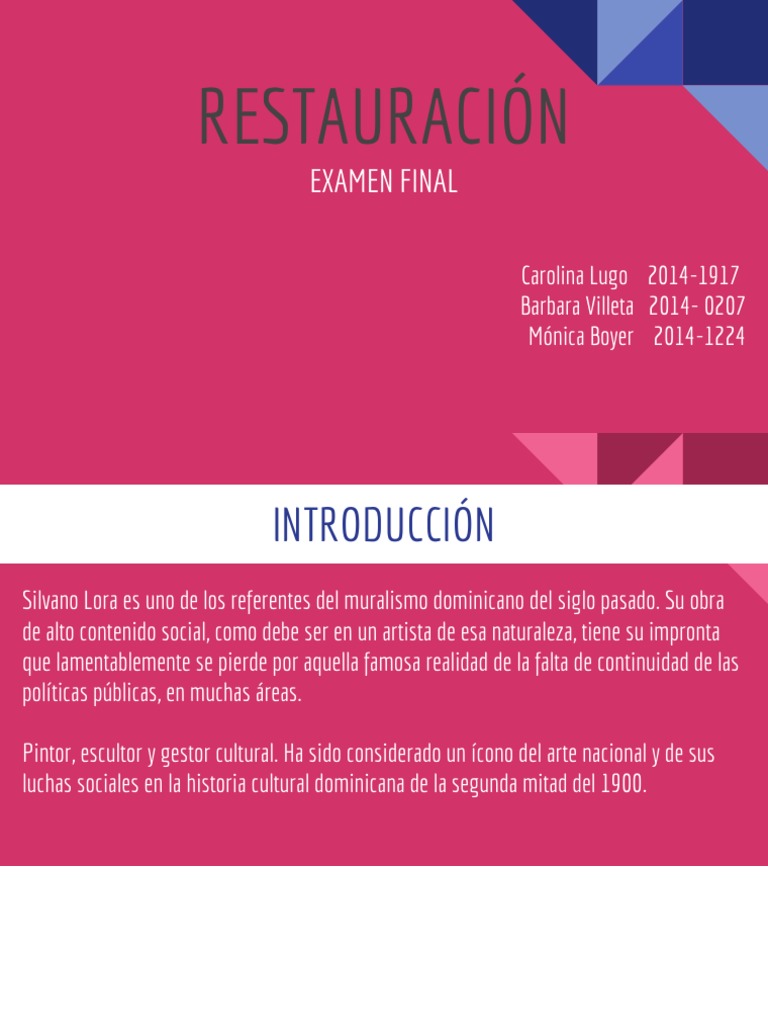 Silvano Lora: Legado y Lucha Social | PDF | Pinturas | Naturaleza