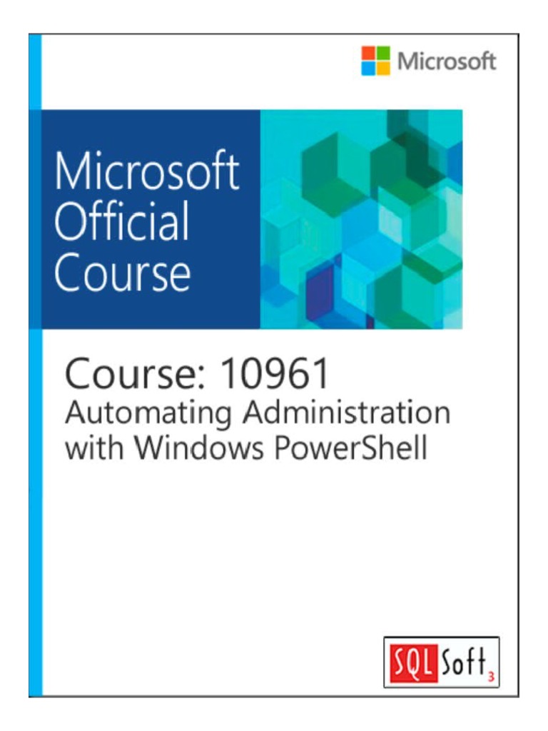 Course: 10961 Automating Administration With Windows PowerShell | PDF | Command Line Interface ...