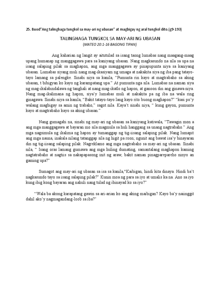 Talinghaga #25 | PDF