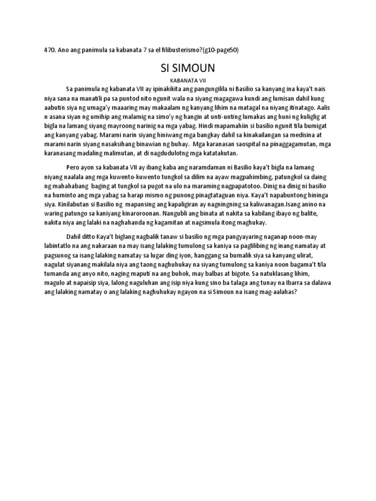 Si Simoun #470 | PDF