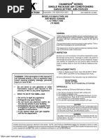 Trane Old Ycc Info | PDF | Air Conditioning | Duct (Flow)