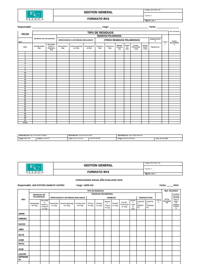 Formato RH1 | PDF | Violencia