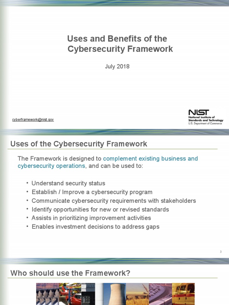 Uses and Benefits of The Cybersecurity Framework: July 2018 | PDF ...