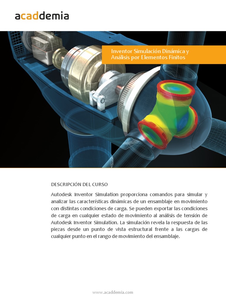 Inventor Simulacion Dinamica y Analisis Por Elementos Finitos | PDF ...