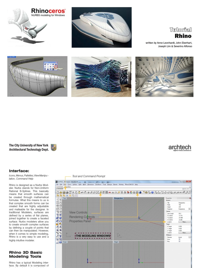 Rhino Basics | PDF | Rendering (Computer Graphics) | Sphere