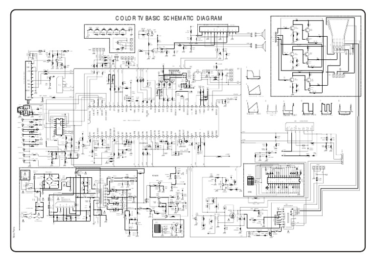 Color TV Basic Schematic Diagram | PDF | Infographics