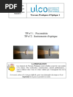 Compte Rendu TP Optique - Focométrie | PDF | Optique