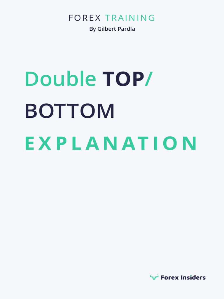 Double Top Bottom Explanation | PDF | Technical Analysis | Valuation ...