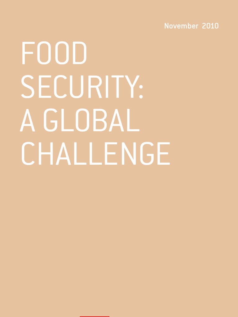 Food Security: A Global Challenge | PDF | Malnutrition | Doha ...