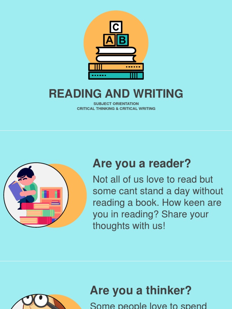 Reading & Writing Week 1 | PDF | Career & Growth | Science & Mathematics