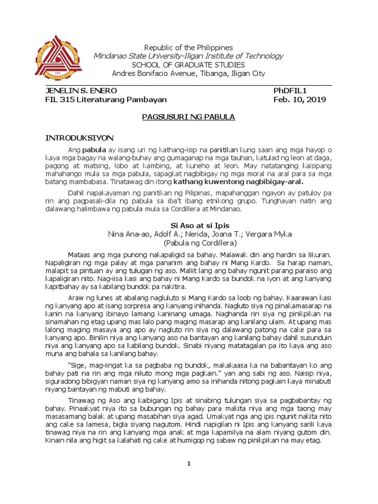 PABULA | PDF