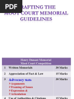 Drafting a Moot Court Memorial Guide | PDF | Public Law | Justice
