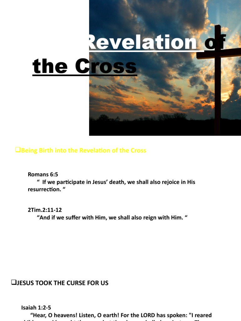 Revelation of The Cross | PDF | Guilt (Emotion) | Sin