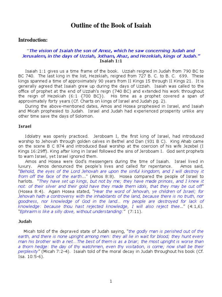 Isaiah | PDF | Bible | Religious Texts