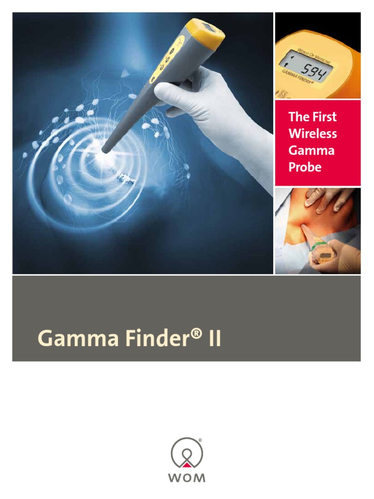 Gamma Finder® II: The First Wireless Gamma Probe | PDF | Gamma Ray ...