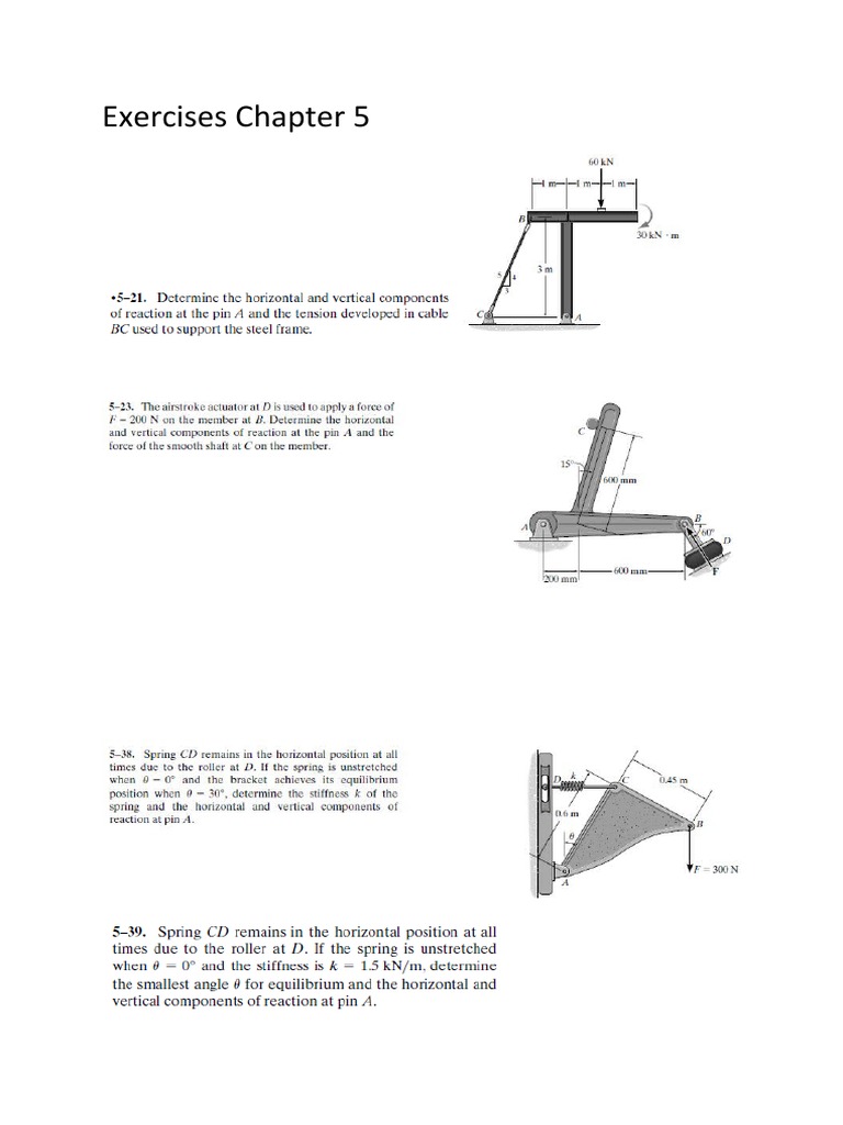 Exercises Chapter 5 | PDF