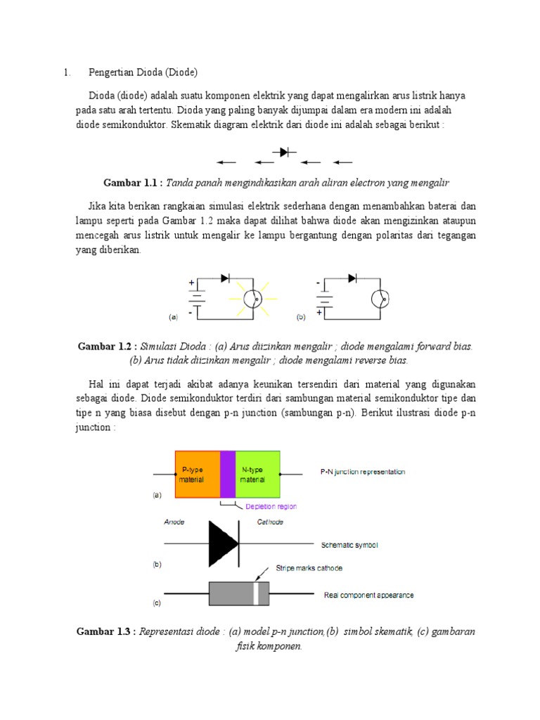 Tutorial Dioda | PDF