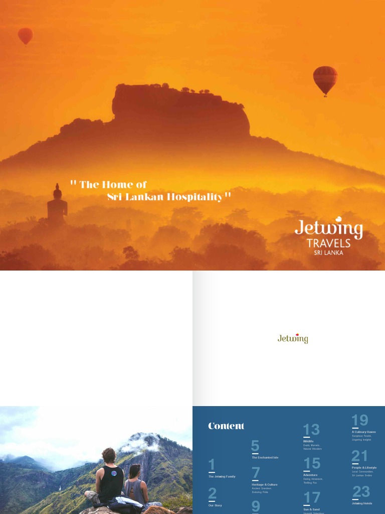 Jetwing Travels Brochure | PDF | Sri Lanka | Tourism