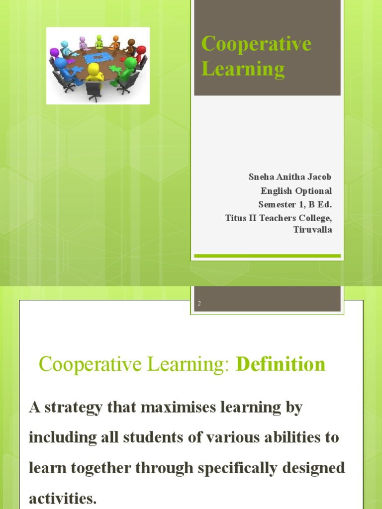 Cooperative Learning Strategies Explained | PDF | Neuropsychological ...
