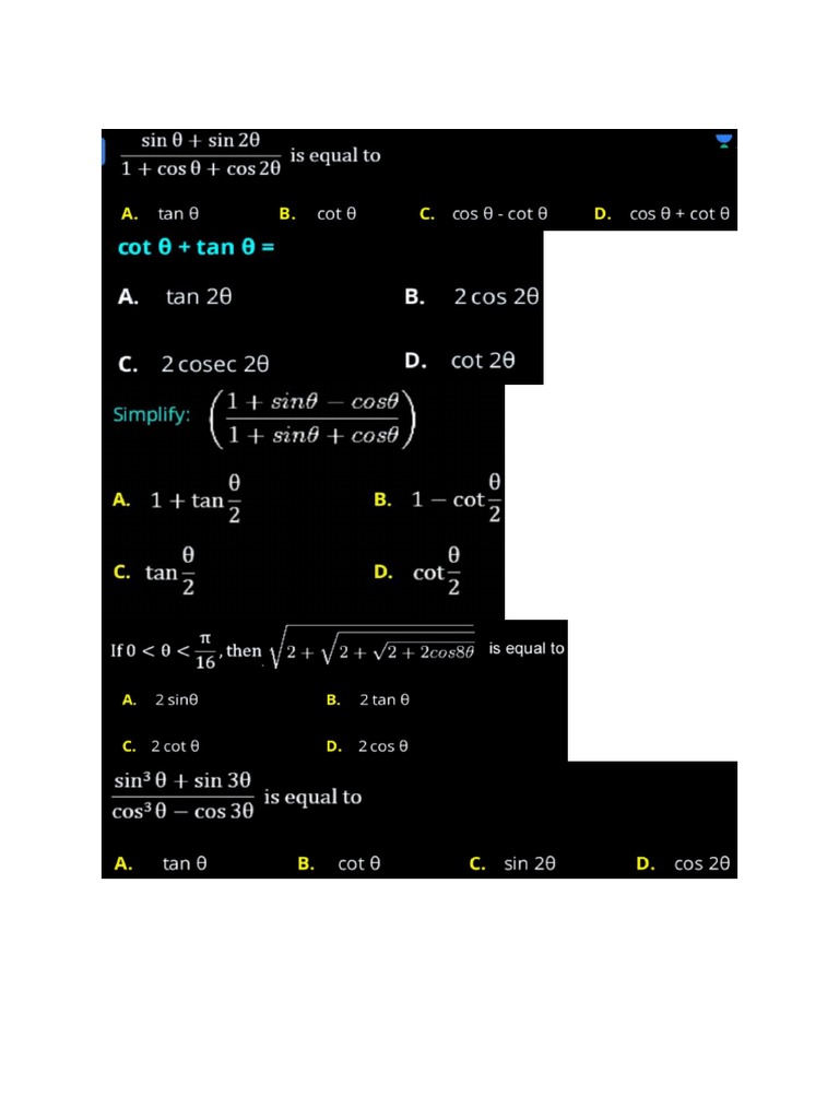 TRIGO DPP Vidyamandir PDF | PDF