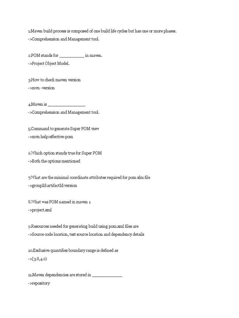 Maven Course | PDF | Software Engineering | Computer Programming