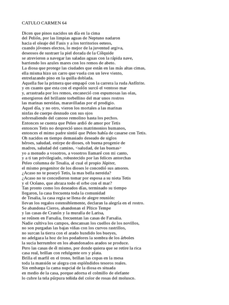 Catulo 64 | PDF | Teseo | Minotauro