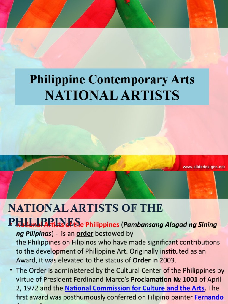 National Artists of the Philippines | PDF | Aesthetics | Philippines